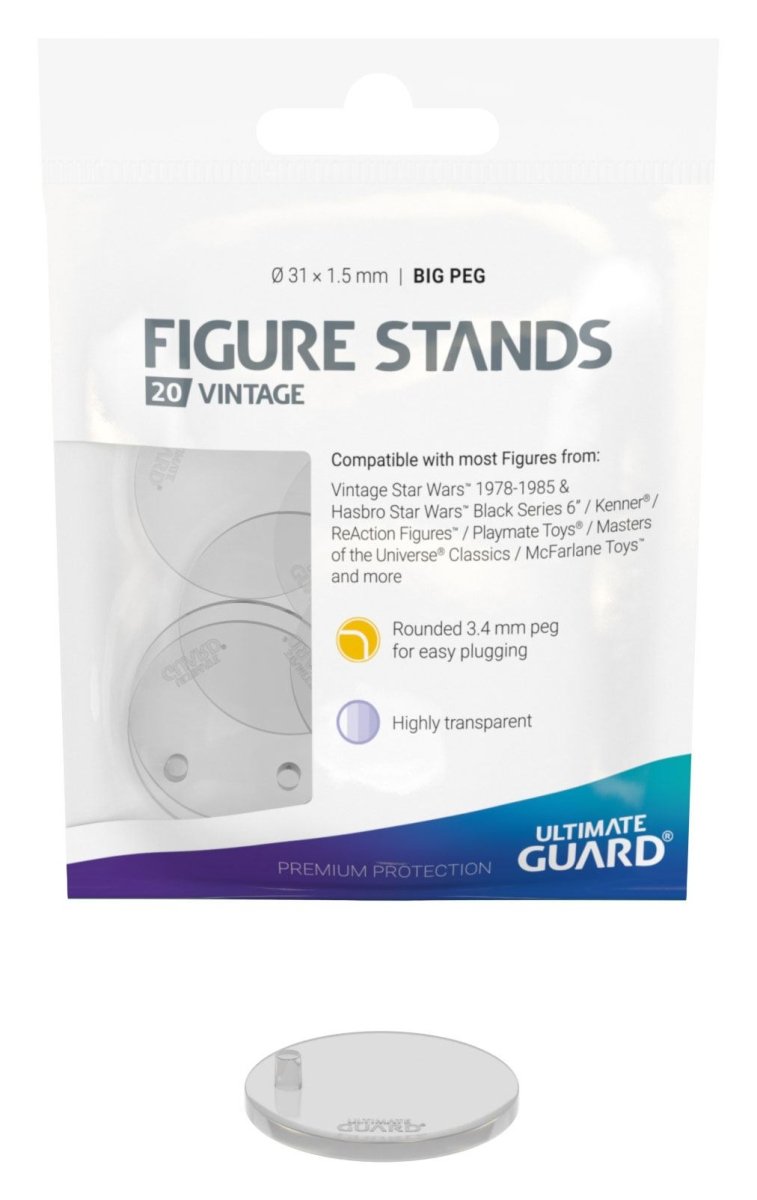Ultimate Guard Figure Stands Big Peg Vintage & Small Peg Modern - ANIMATEK