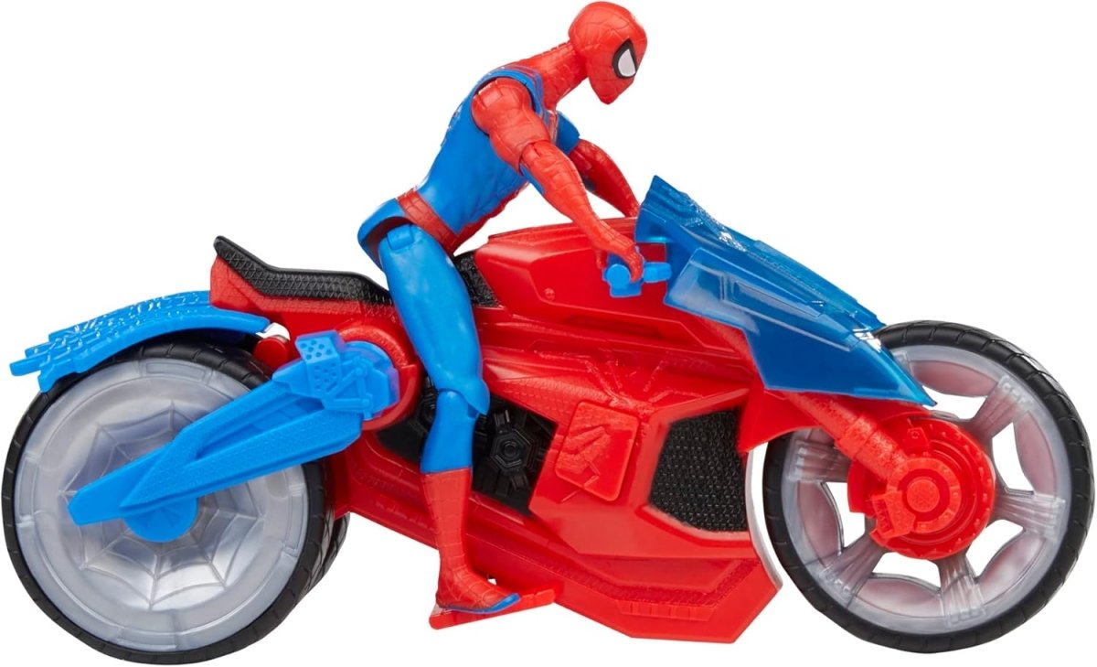 Marvel Spider-Man — Moto Aracnídea Epic World of Action + Figura 10 cm ...